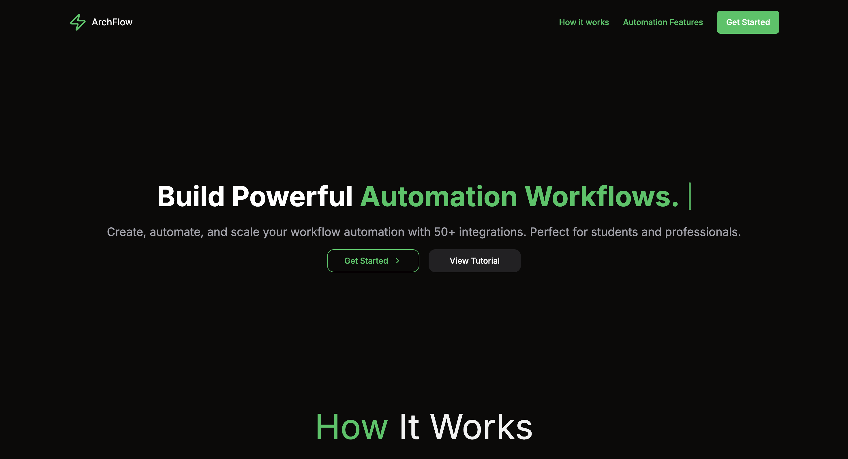 ArchFlow - Student-Friendly Workflow Automation